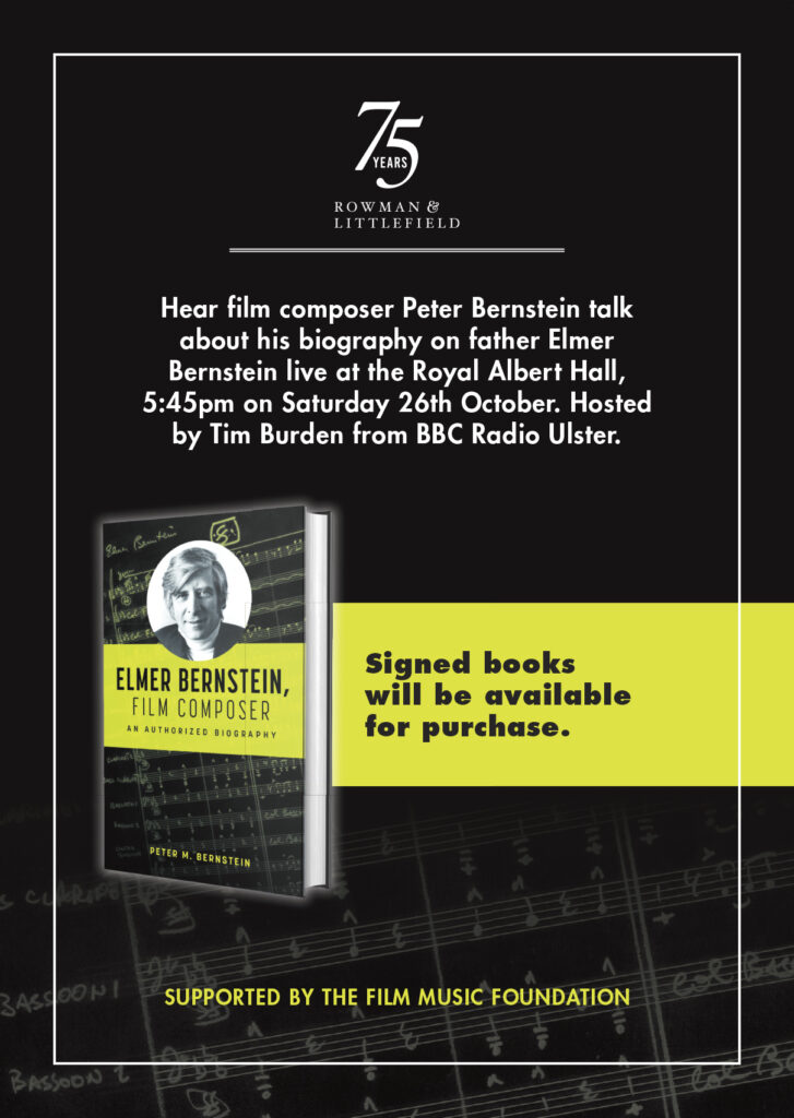 Elmer Bernstein "Ghostbusters" Concert and Bernstein Biography at Royal ...